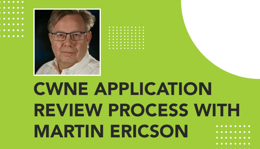 CWNE Application Review Process with Martin Ericson – Wireless LAN Professionals
