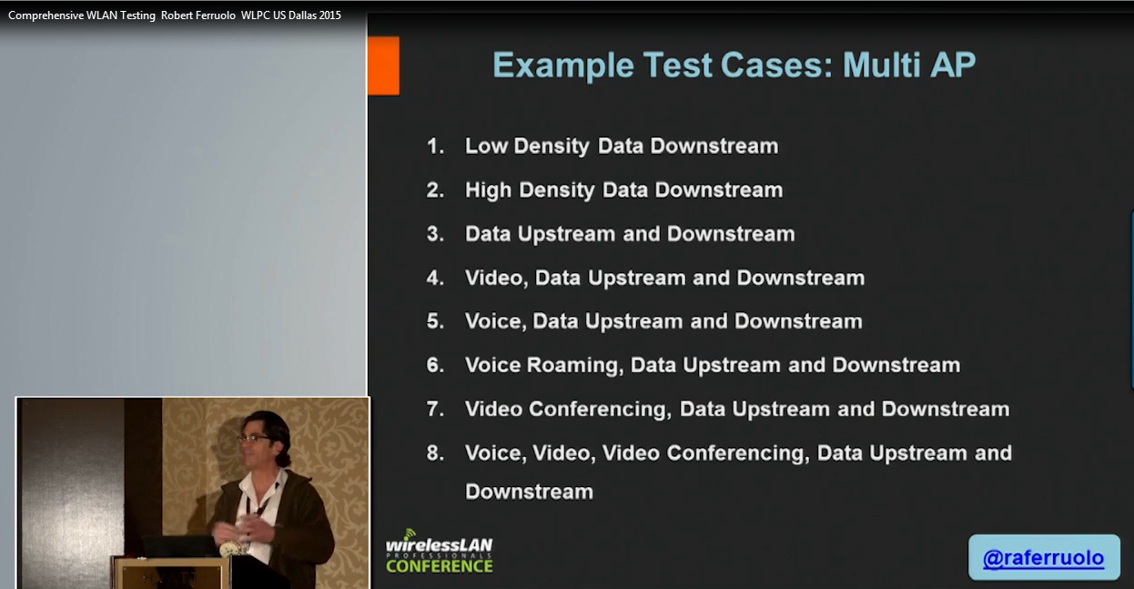 Comprehensive WLAN Performance Testing with Robert Ferruolo | Wireless ...